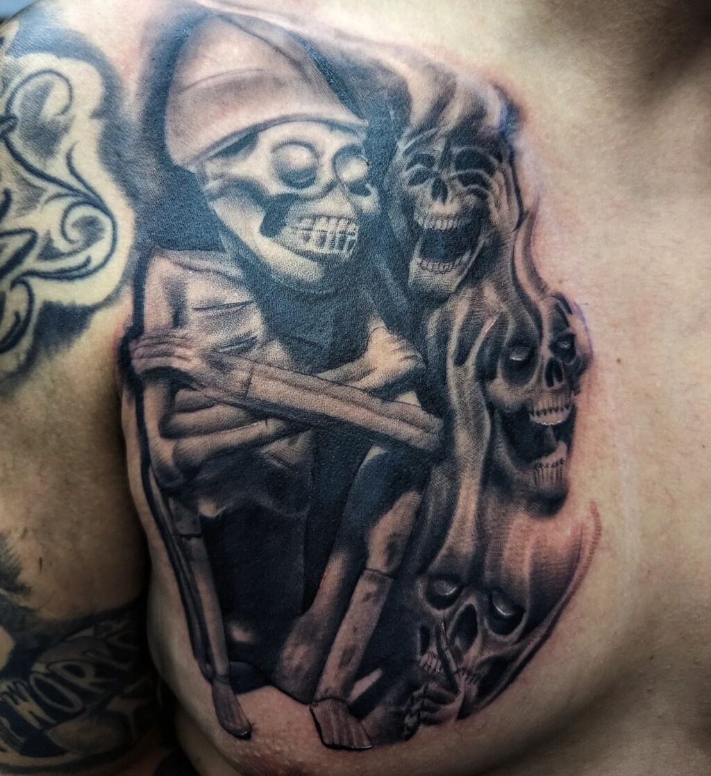 Chest Tattoo - Lush Tattoos